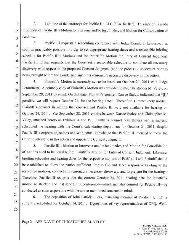 Patrick Lucas vs DEQ | PDF