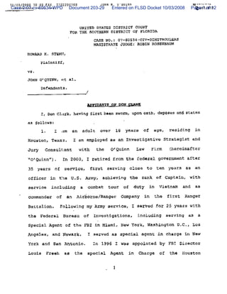Florida Affidavit Of Don Clark.Exhibit D | PDF