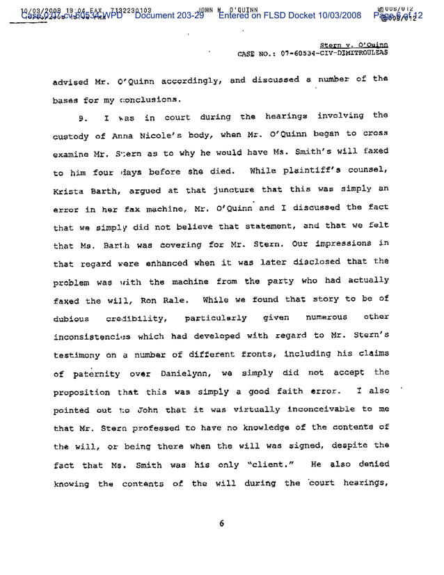 Florida Affidavit Of Don Clark.Exhibit D | PDF