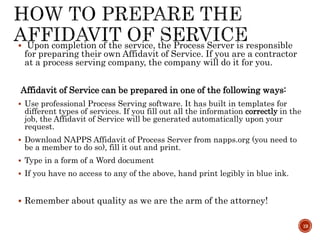 Creating Bulletproof Affidavits | PPTX | Legal Services Industry ...
