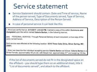Creating Bulletproof Affidavits | PPTX | Legal Services Industry ...