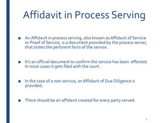 Creating Bulletproof Affidavits | PPTX | Legal Services Industry ...