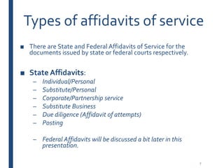 Creating Bulletproof Affidavits | PPTX | Legal Services Industry ...