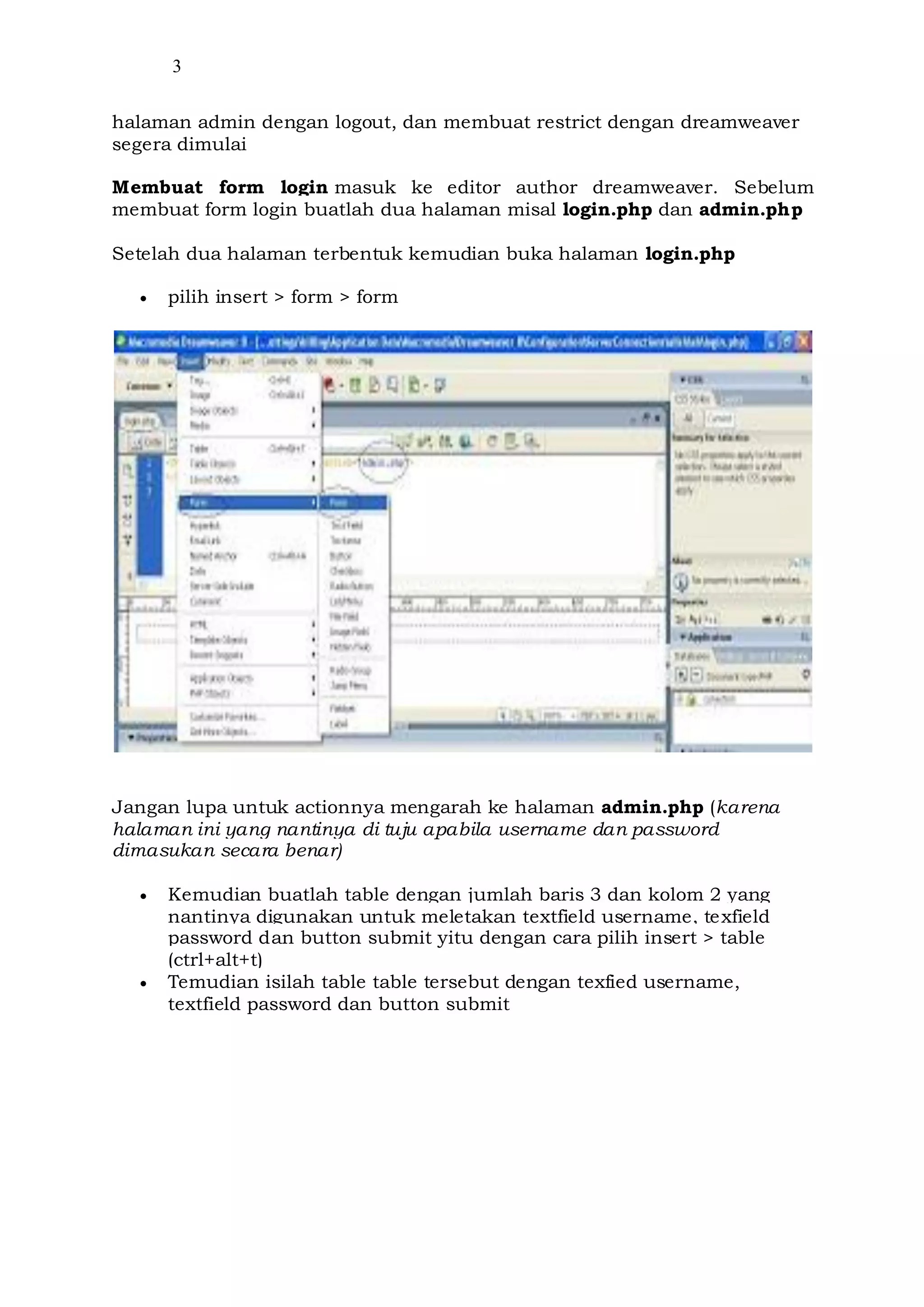 Affif cara membuat form login pada php | PDF Affif cara membuat form login pada php | PDF