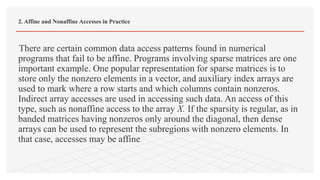 Affine array index | PPT