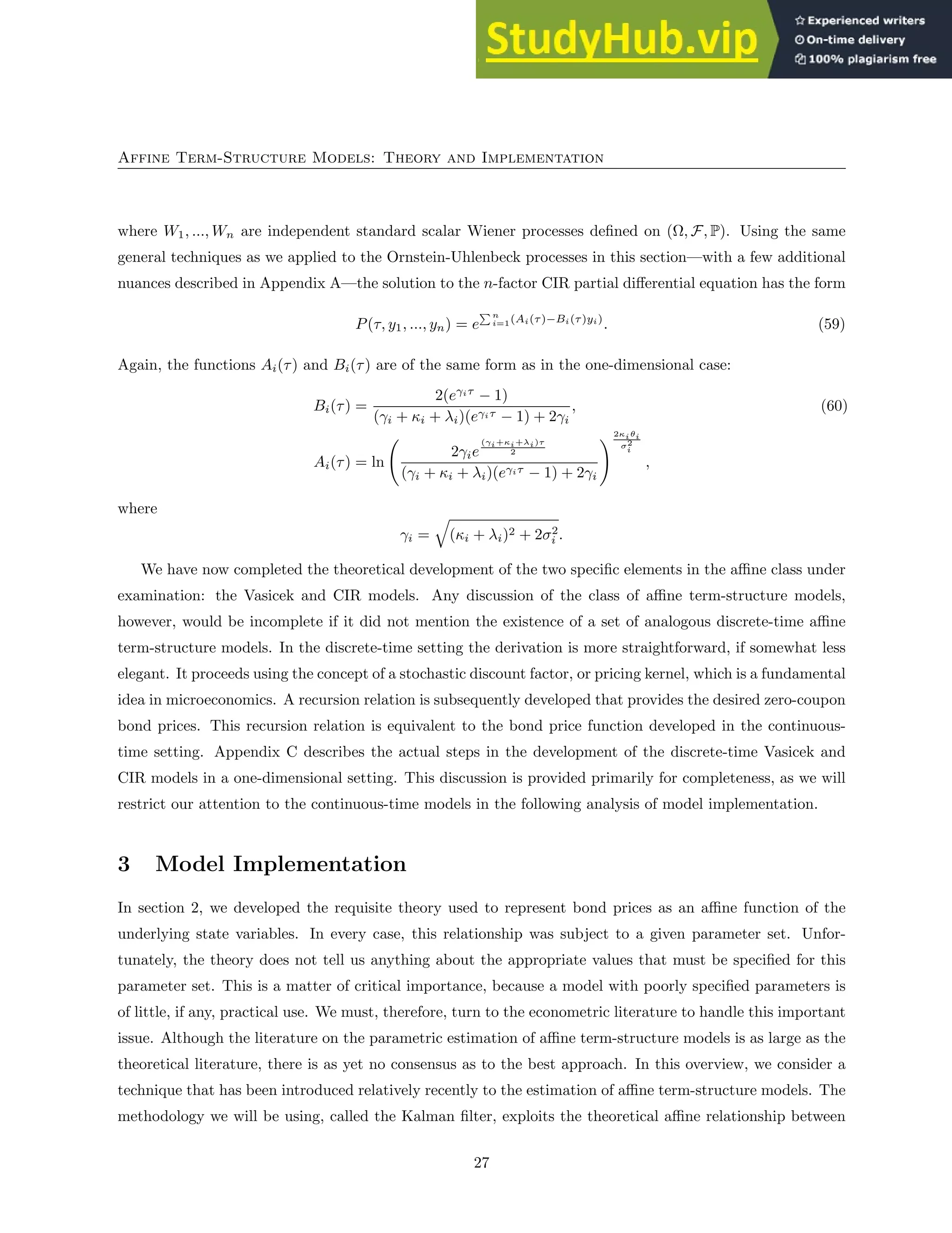 Affine Term Structure Models Theory And Implementation Pdf