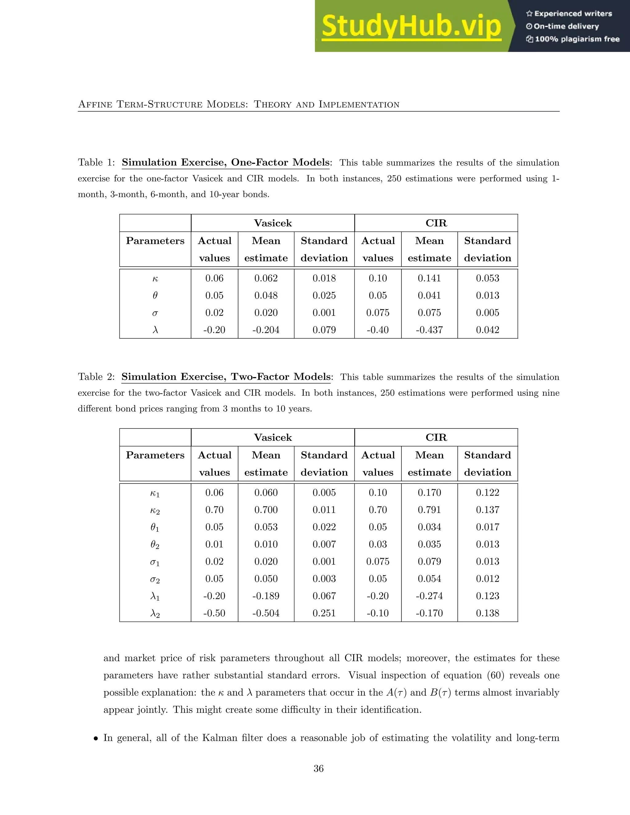 Affine Term-Structure Models Theory And Implementation | PDF