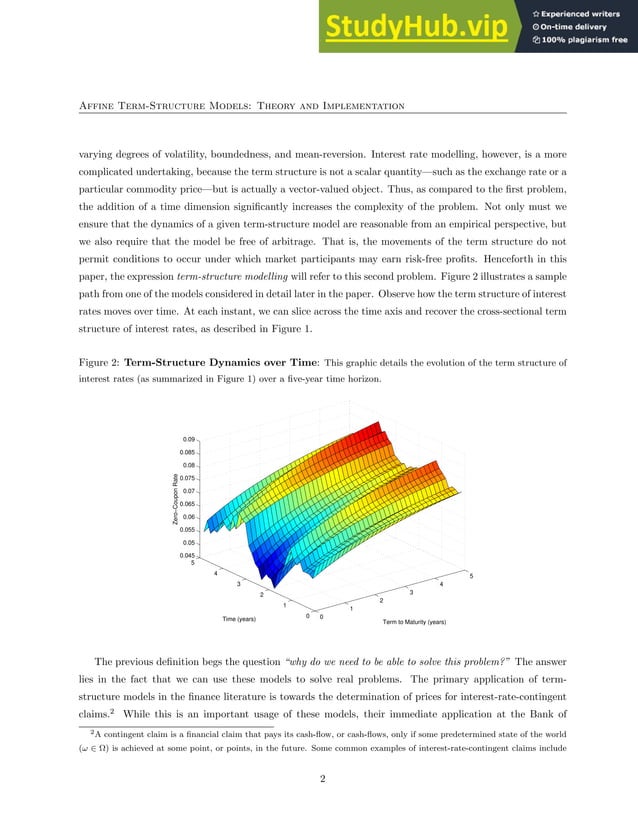 Affine Term-Structure Models Theory And Implementation | PDF