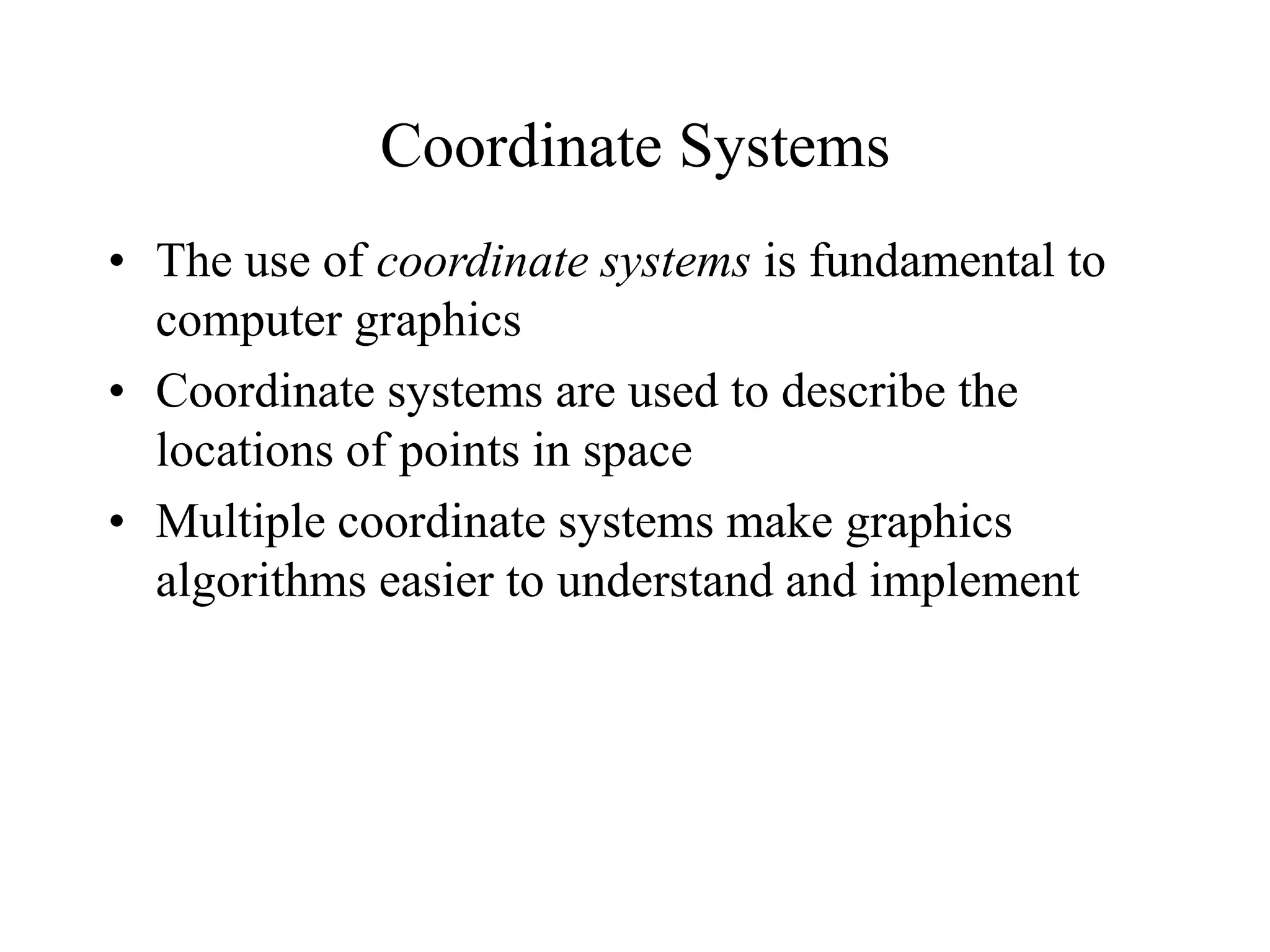 affine transformation for computer graphics | PPT