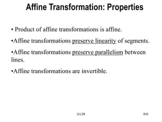 affine transformation for computer graphics | PPT
