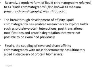 Affinity Chromoatograpy | PPTX