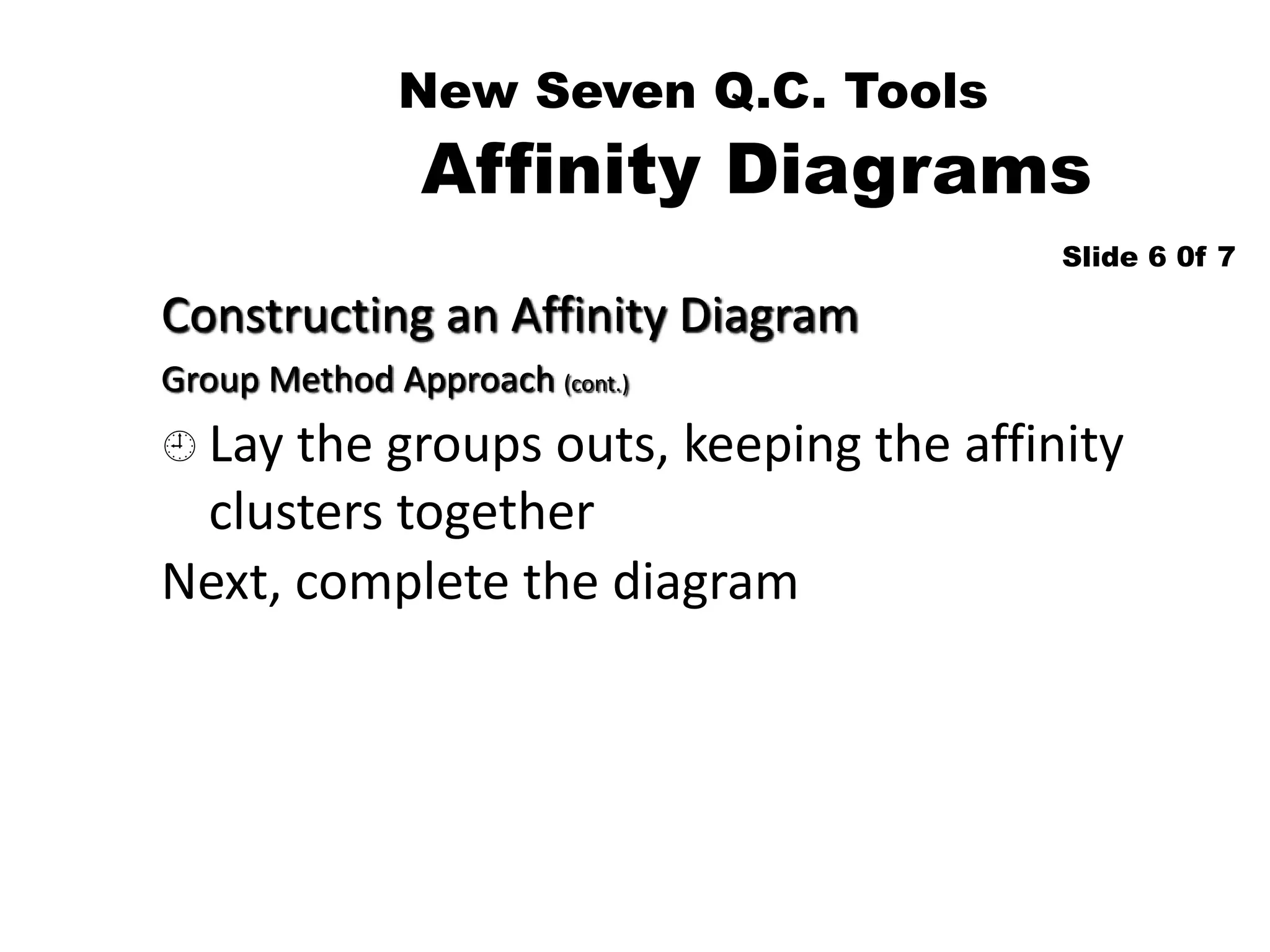 Affinity and relationship diagram | PPTX