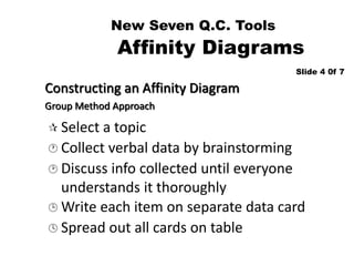 Affinity and relationship diagram | PPTX