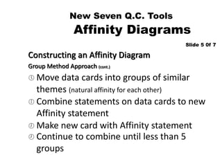 Affinity and relationship diagram | PPTX