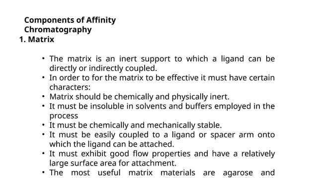 Affinity Chomatography For Bio Separation Ppt