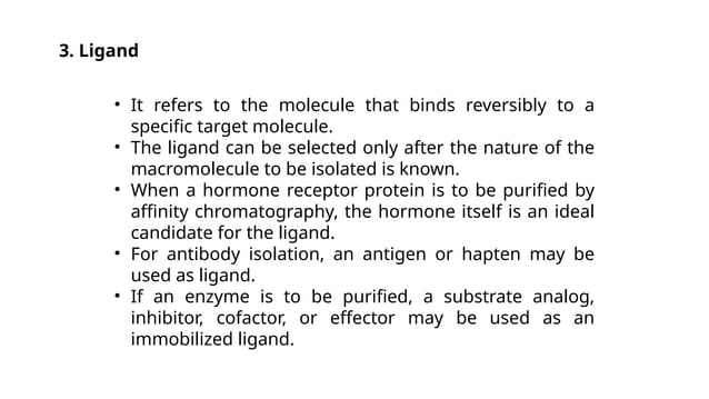 Affinity Chomatography For Bio Separation Ppt