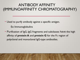 Affinity chromatography | PPT