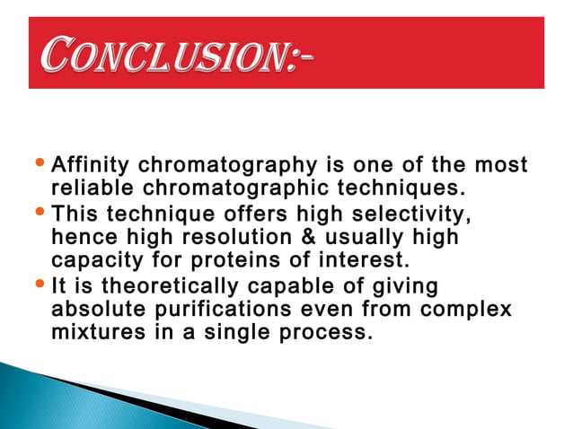 Affinity chromatography