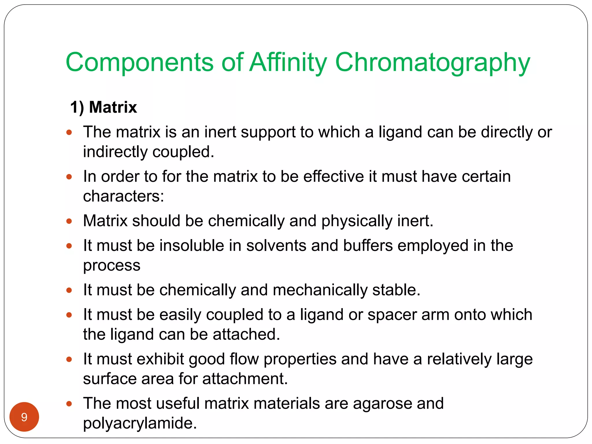 Affinity chromatography | PPTX