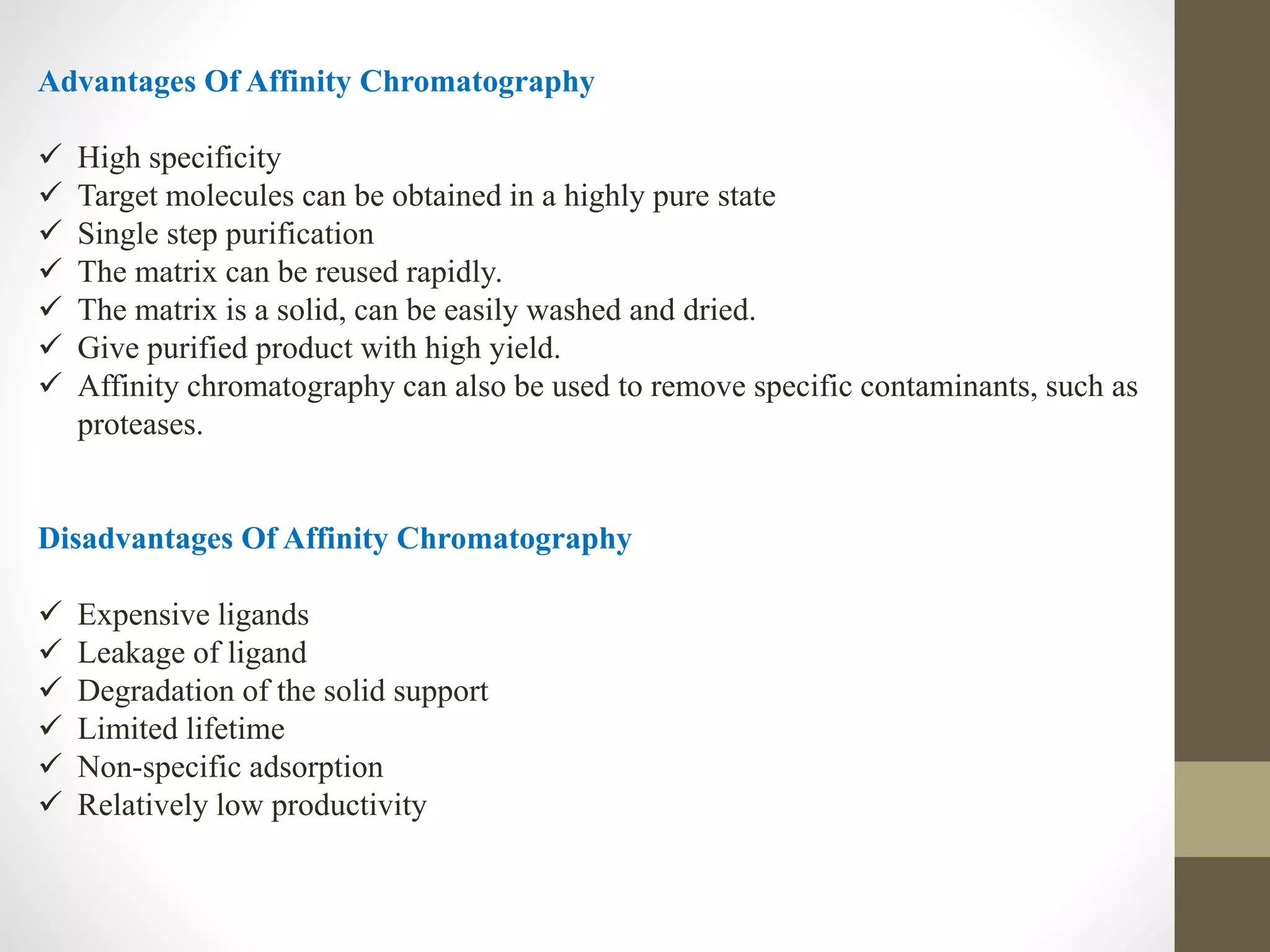 Affinity chromatography | PPTX
