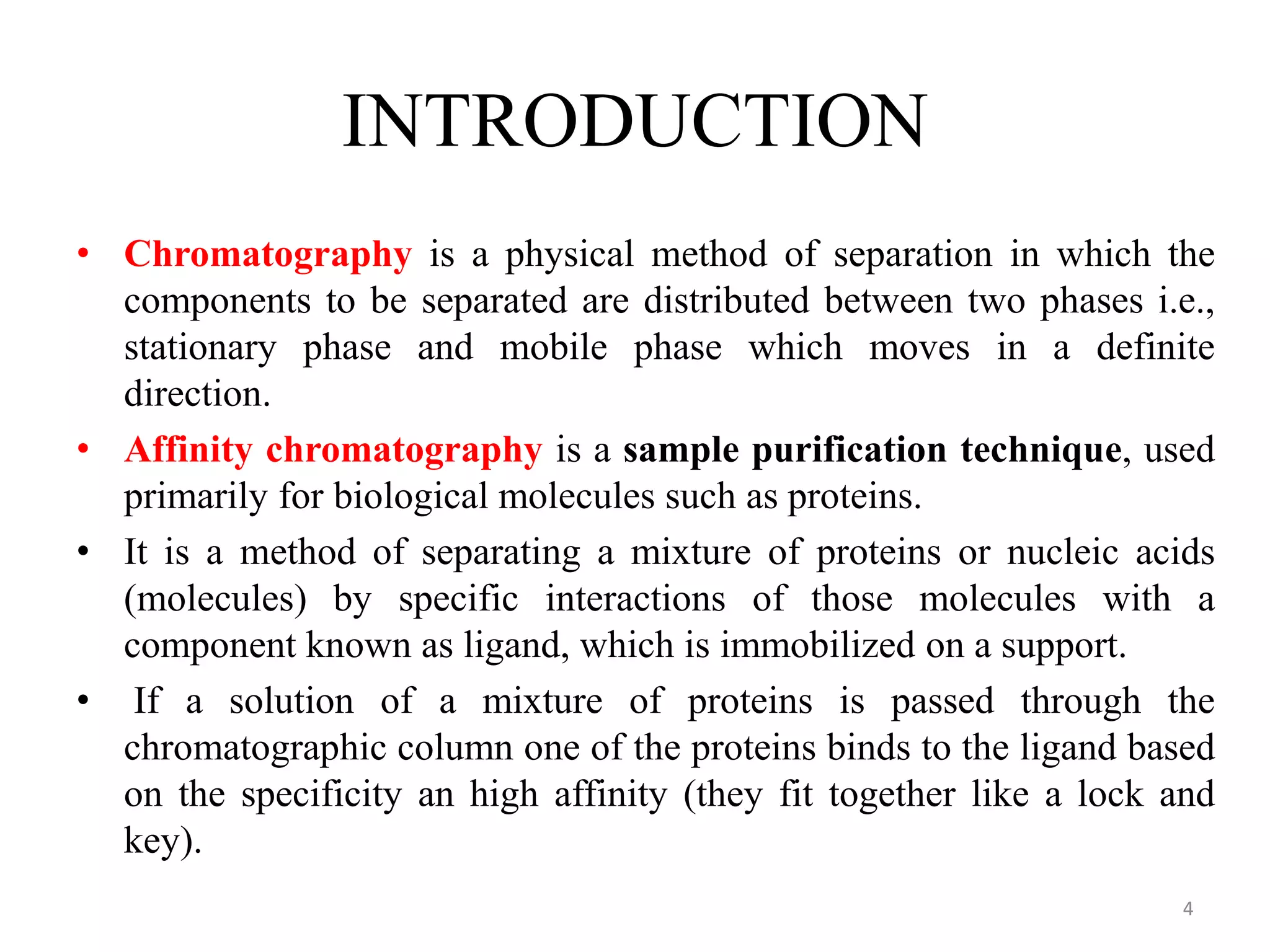 Affinity chromatography | PPTX