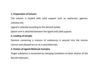 Affinity chromatography.pptx | Chemistry | Science
