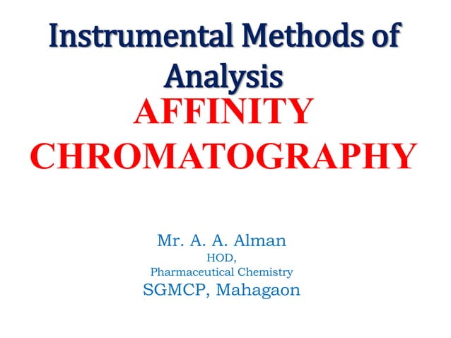 Affinity Chromatography.pptx