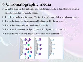 Affinity chromatography by Mr. Vinayak B | PDF
