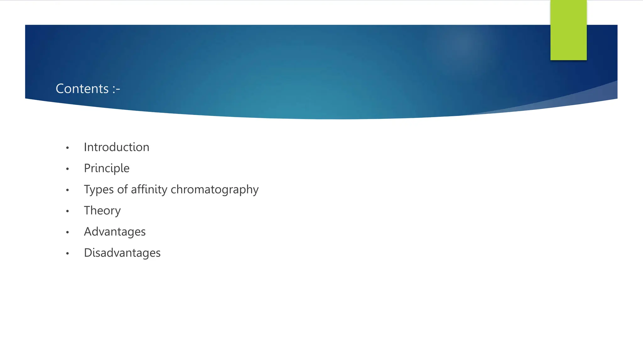 Affinity Chromatography Principle Instrumentation Pptx