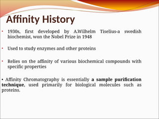 Affinity Chromatography/Ligand/Mobilized | PPT