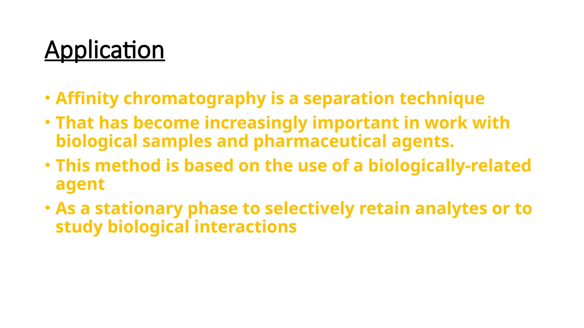 Affinity Chromatography Introduction Theory Instrumentation