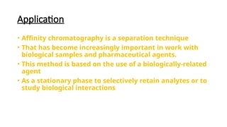 AFFINITY CHROMATOGRAPHY ,Introduction, Theory, Instrumentation ...