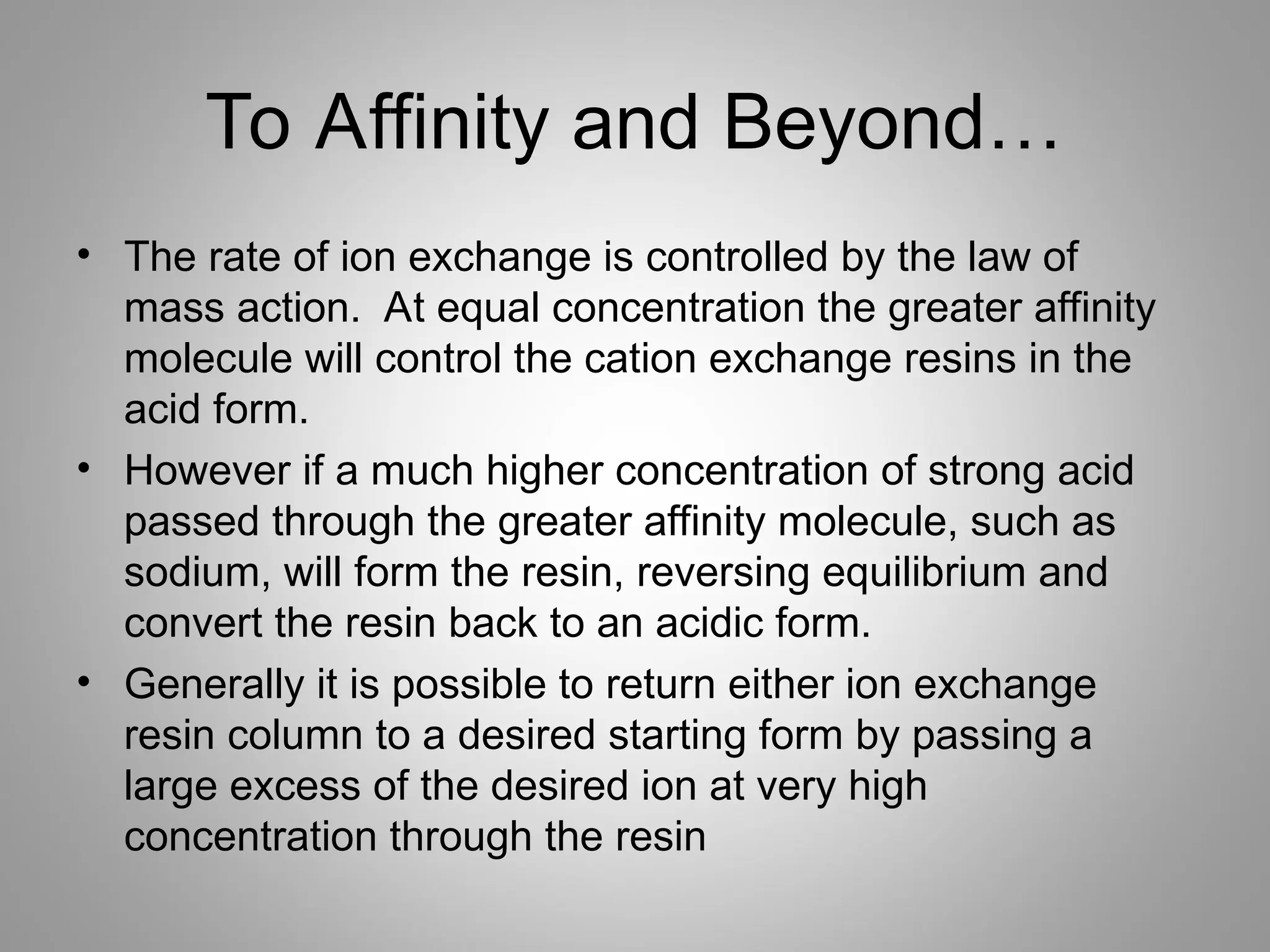 Affinity Chromatography and Ion Exchange Chromatography | PPT