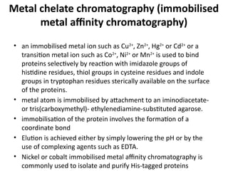 Affinity Chromatography Instrumentation Technique | PPTX