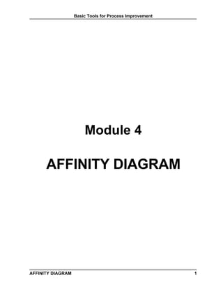 Affinity Diagram | PDF
