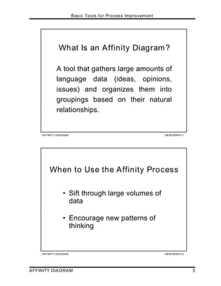Affinity Diagram | PDF