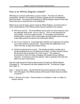 Affinity Diagram | PDF