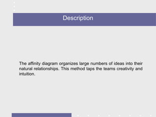 Affinity diagram | PPT
