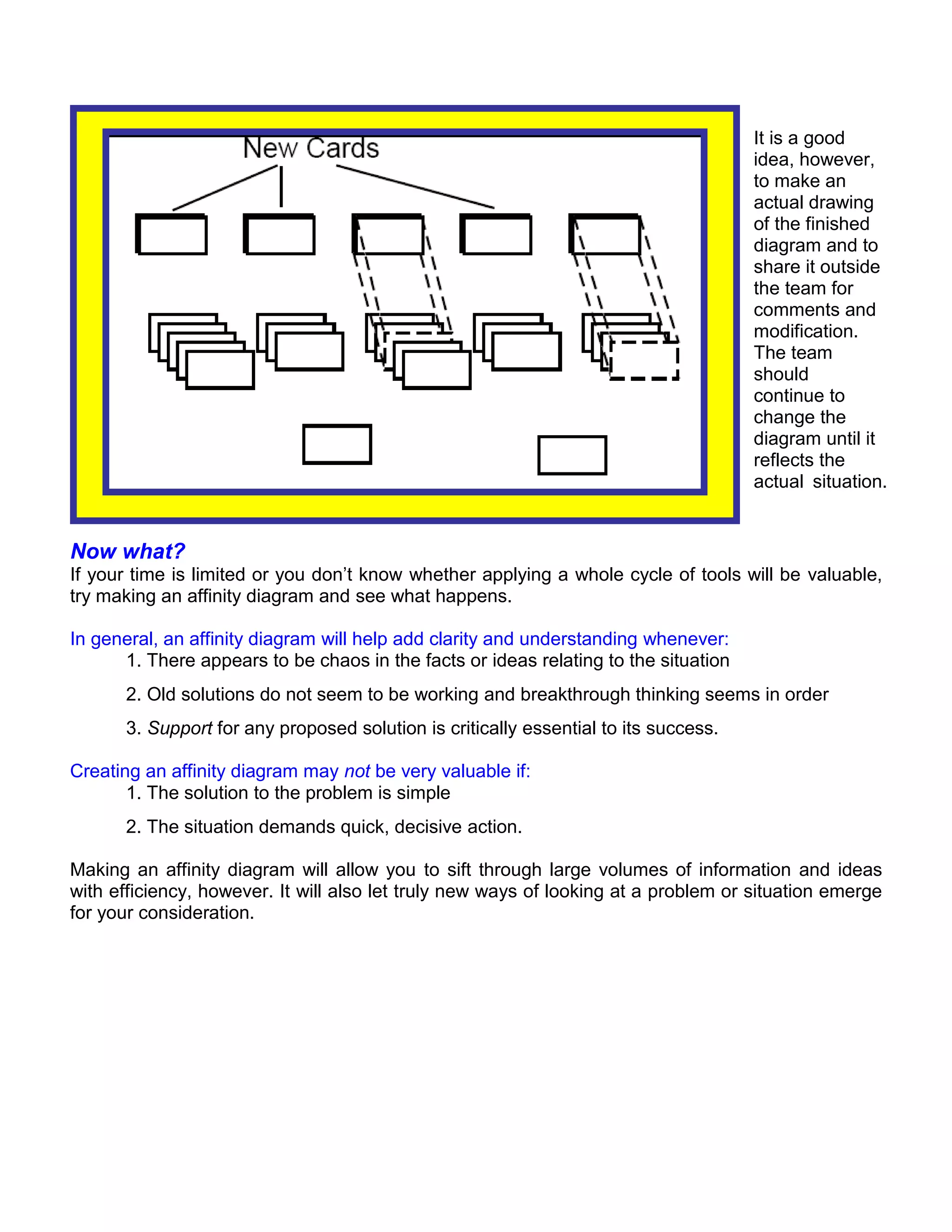 Affinity diagrams | PDF