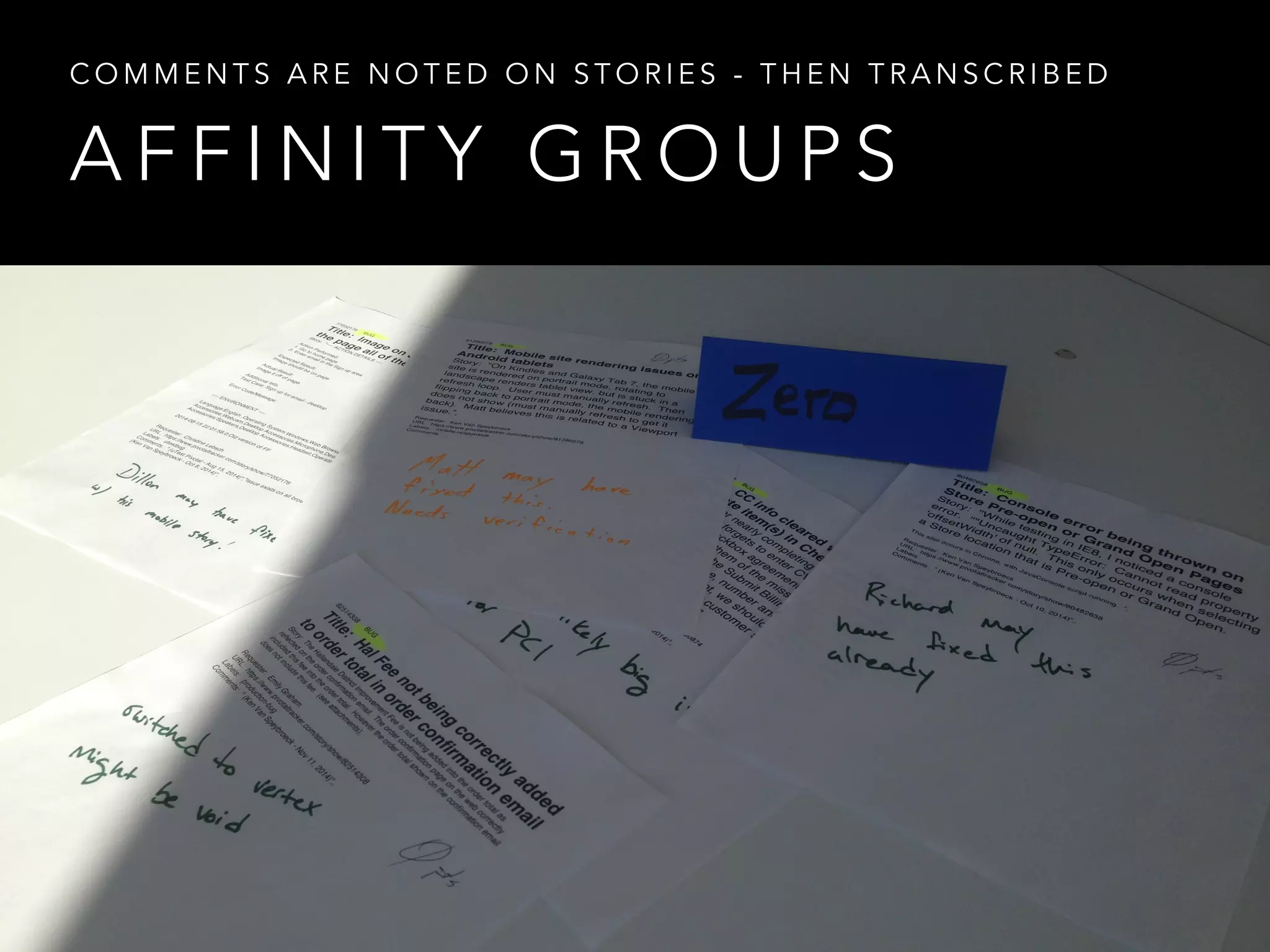 Affinity estimation 60 stories in 20 min | PDF