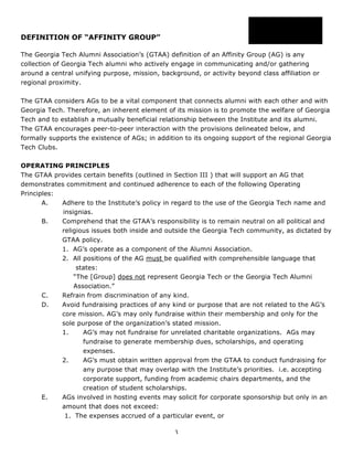 Affinity group guidelines | PDF