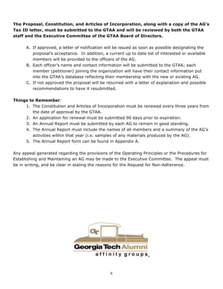 Affinity group guidelines | PDF