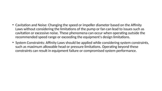 Affinity Laws for Fans & Pumps Presentation | PPTX | Technology & Computing