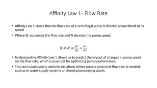 Affinity Laws for Fans & Pumps Presentation | PPTX | Technology & Computing