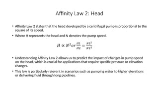 Affinity Laws for Fans & Pumps Presentation | PPTX | Technology & Computing