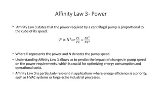 Affinity Laws for Fans & Pumps Presentation | PPTX | Technology & Computing