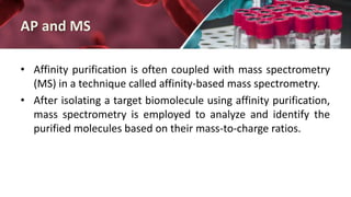 Affinity purification and mass spectrophotometry | PPTX