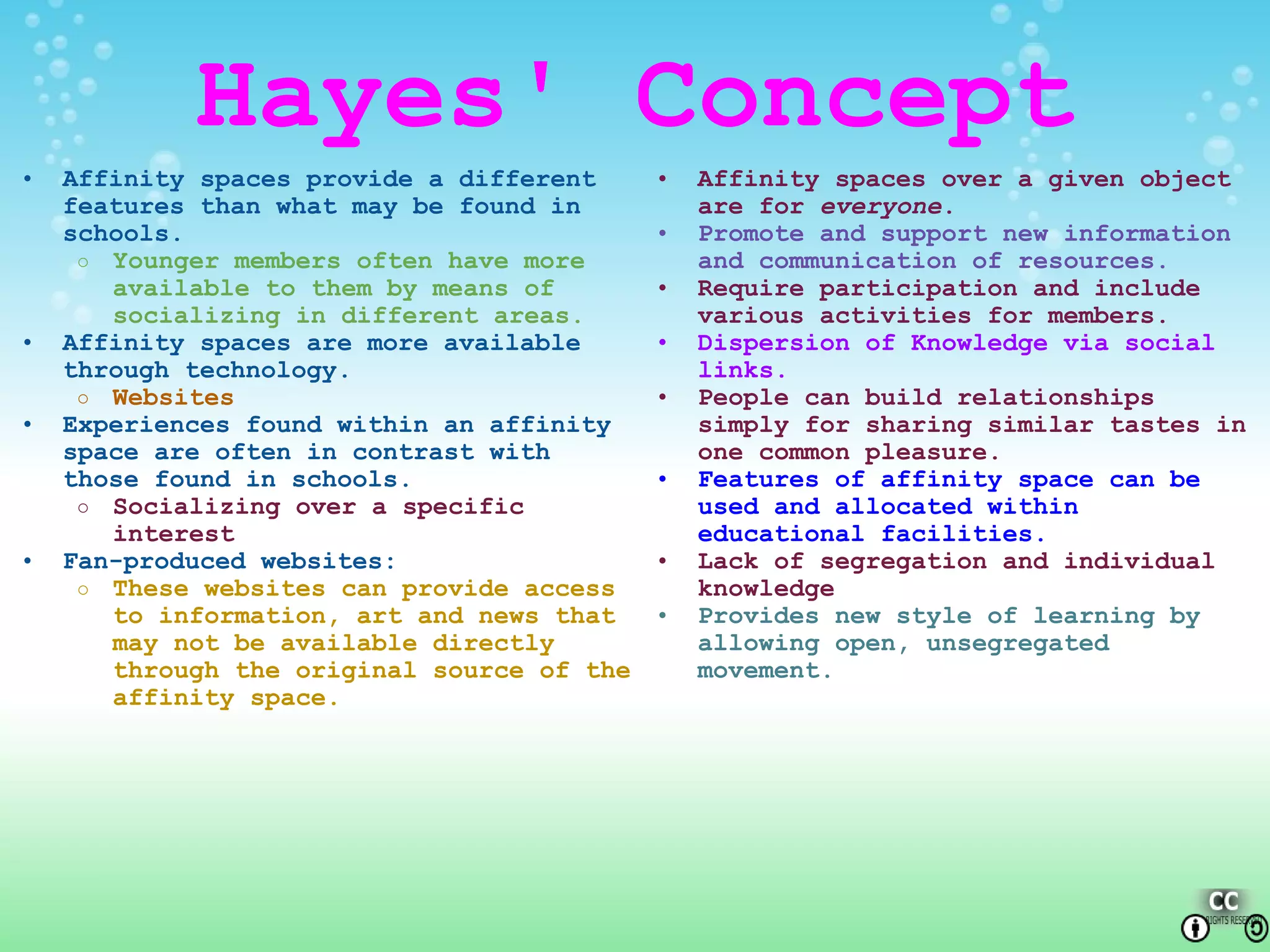 Affinity spaces | PPT