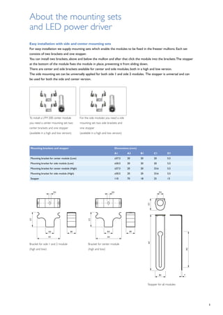 Affinium Led Freezer Technical Leaflet Philips | PDF