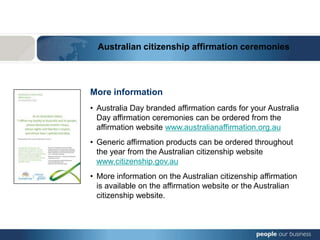 Citizenship and Affirmation | PPT
